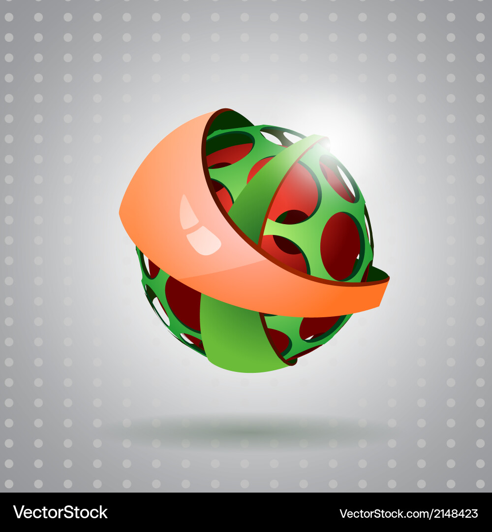 Abstract technology sphere Royalty Free Vector Image