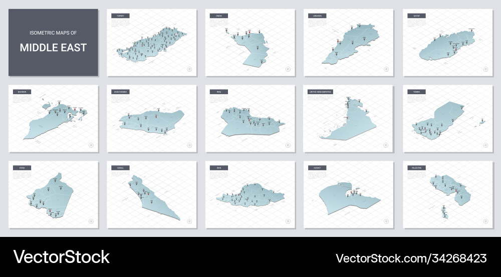 3d Map of Bahrain Vector Images (75)
