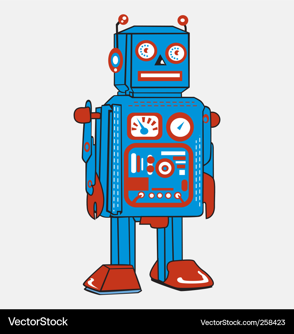 Robot Royalty Free Vector Image - VectorStock