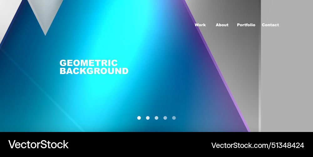 Flowing bright neon gradients geometric abstract Vector Image