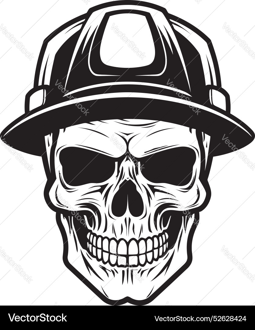 Scaffold skull iconic in construction Royalty Free Vector