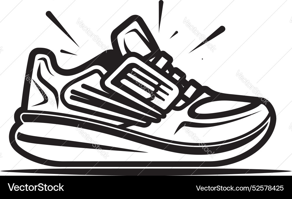 Hyperdrive black logo design quantumshift Vector Image