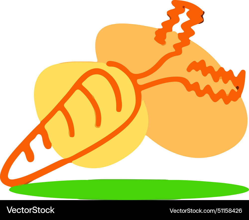 Carrot vegetable food Royalty Free Vector Image