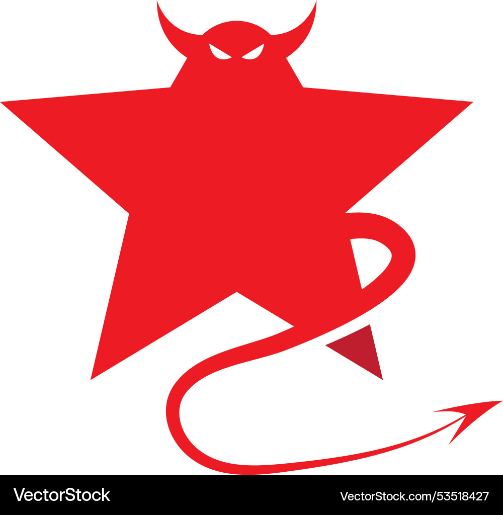 Devil logo Royalty Free Vector Image - VectorStock