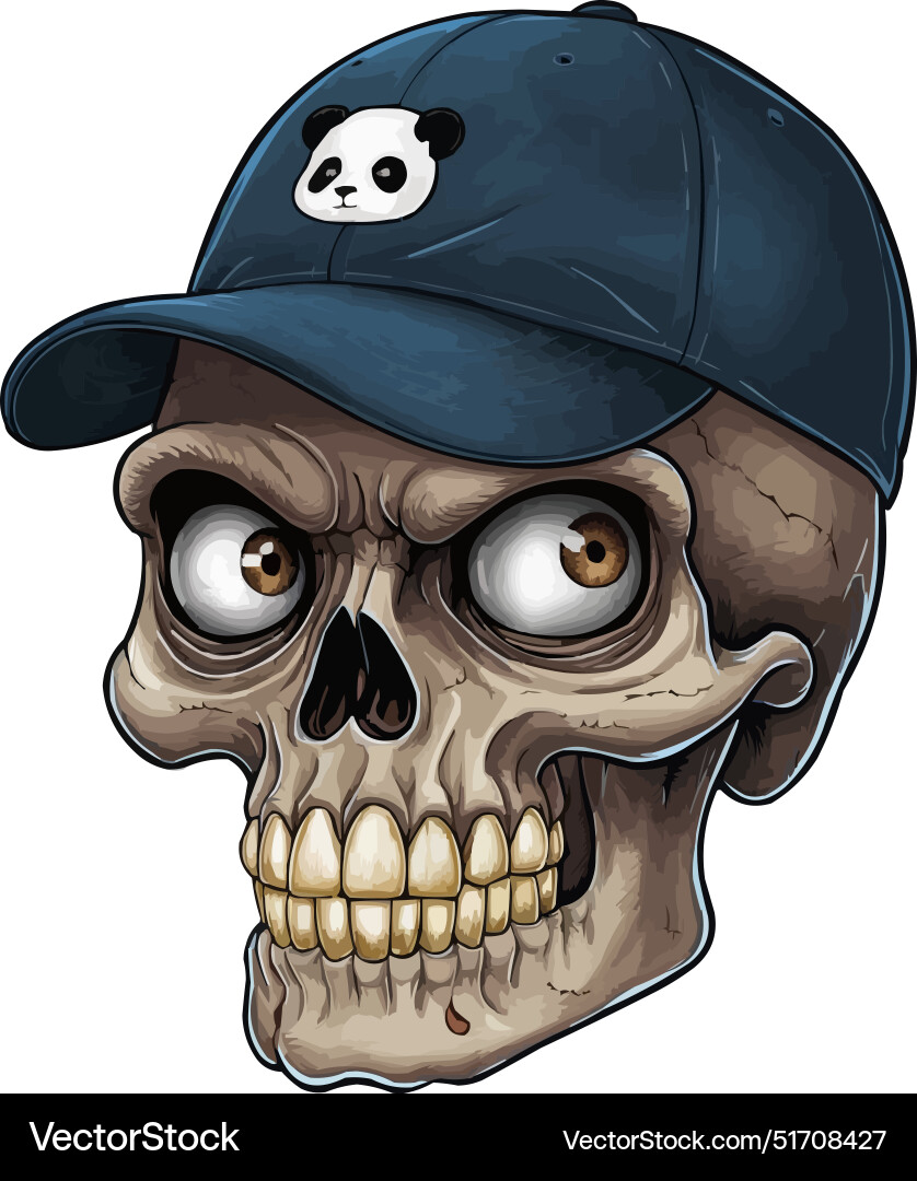 Halloween skull Royalty Free Vector Image - VectorStock