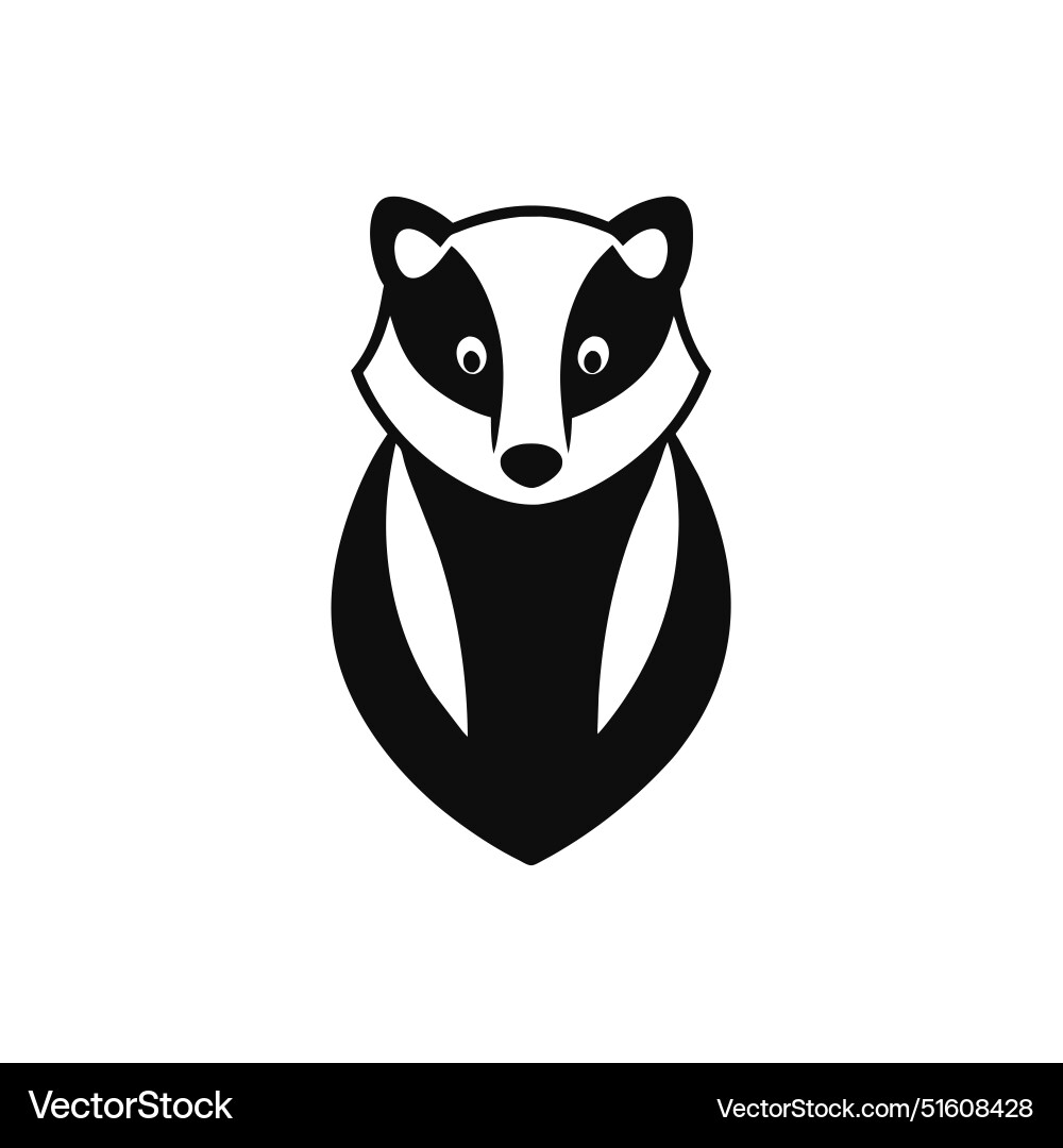 Badger goes icon Royalty Free Vector Image - VectorStock