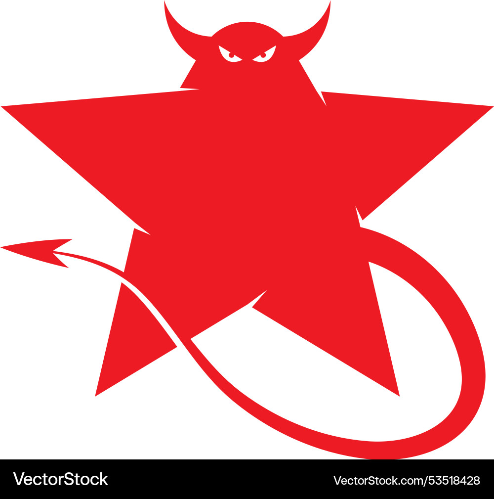 Devil logo Royalty Free Vector Image - VectorStock