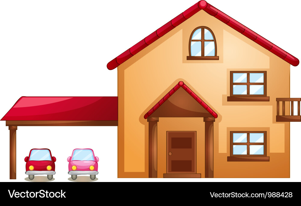 Family home Royalty Free Vector Image - VectorStock