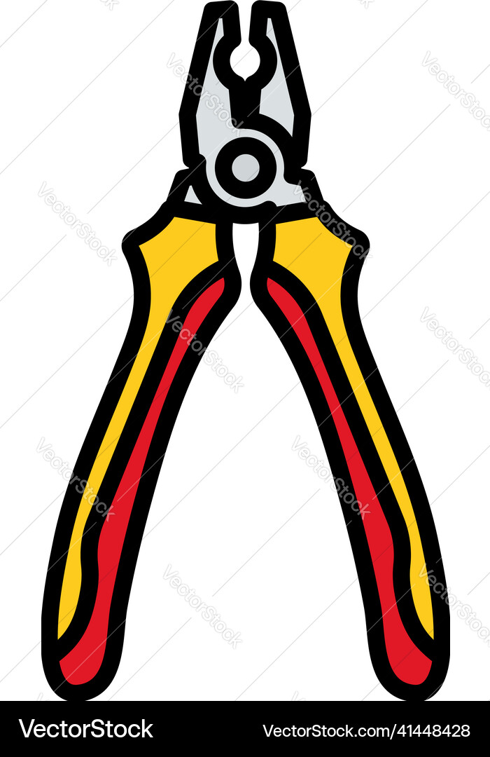 Pliers tool icon Royalty Free Vector Image - VectorStock