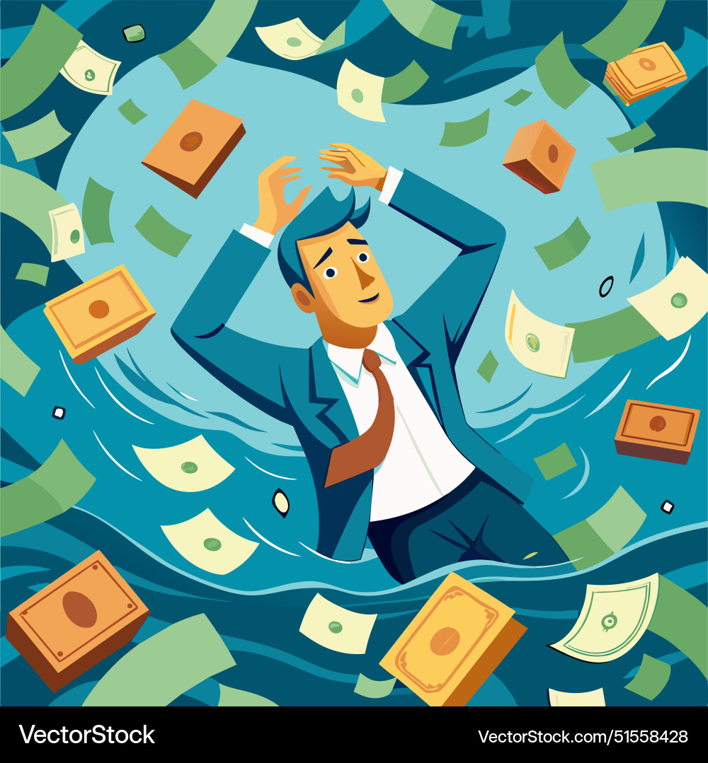 Sunk cost investment problem cost that already Vector Image