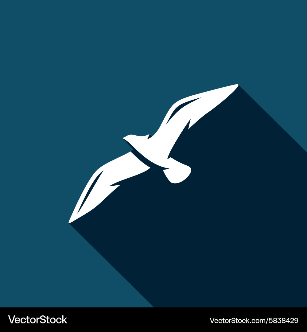 Seagull icon Royalty Free Vector Image - VectorStock
