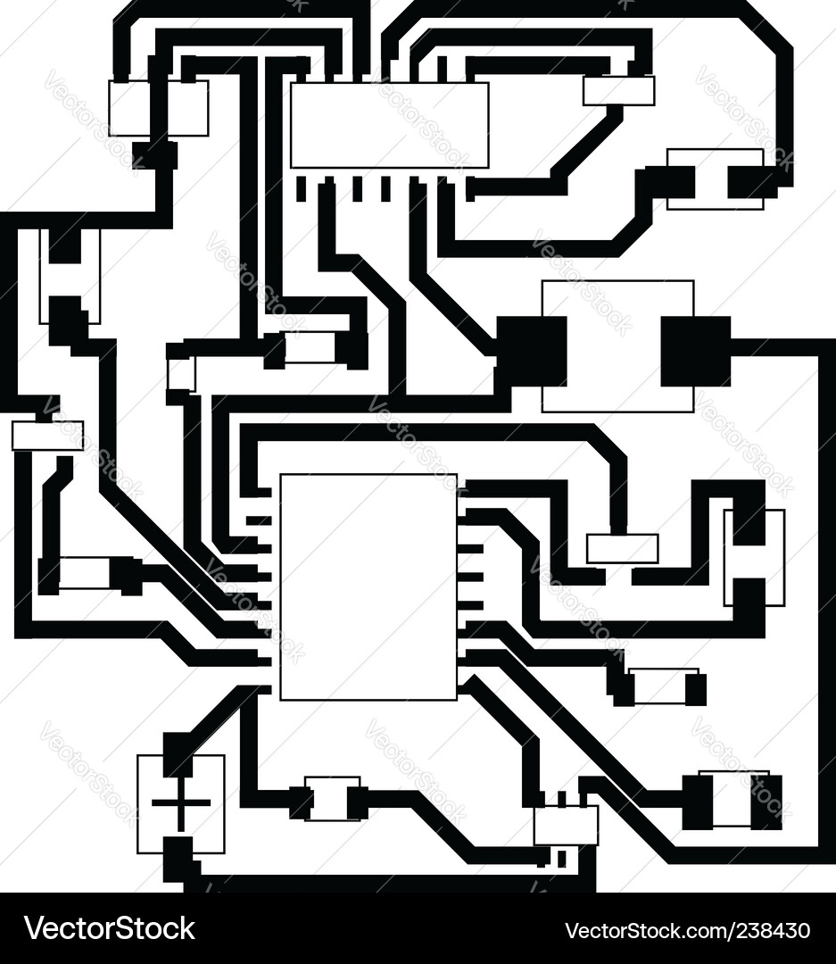 Electrical scheme Royalty Free Vector Image - VectorStock