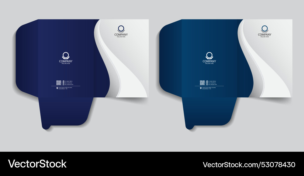 File folder design for storing important papers Vector Image