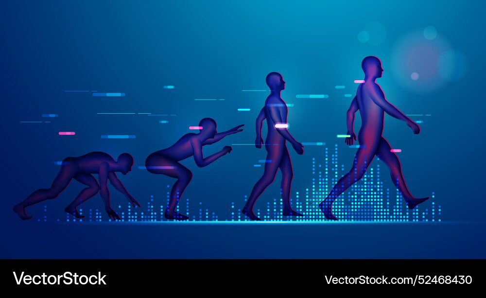 Techevolution Royalty Free Vector Image - VectorStock
