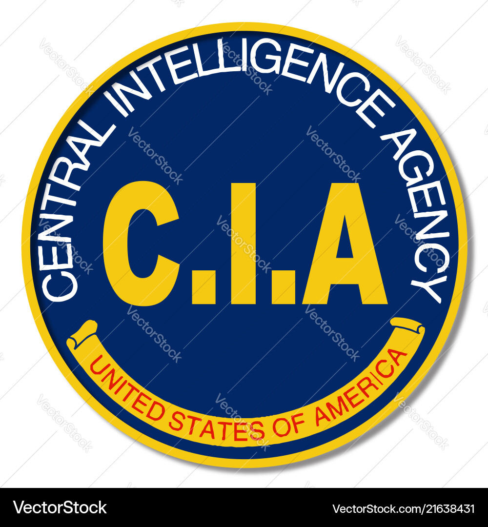 Cia logo mockup Royalty Free Vector Image - VectorStock