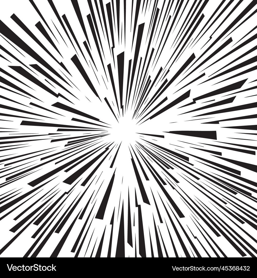 Abstract Explosion Burst Lines Royalty Free Vector Image