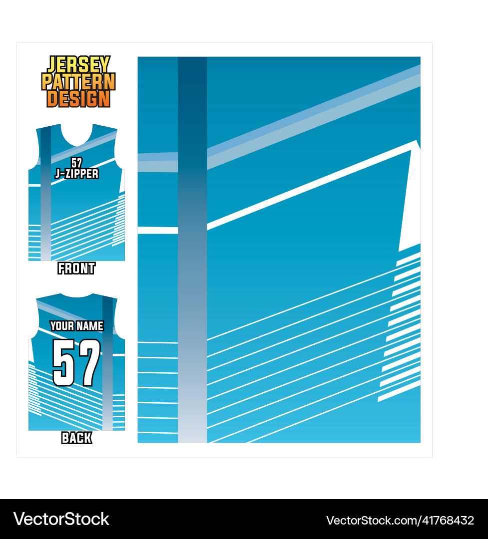 Sublimation Jersey Pattern - Abstract Royalty Free Vector