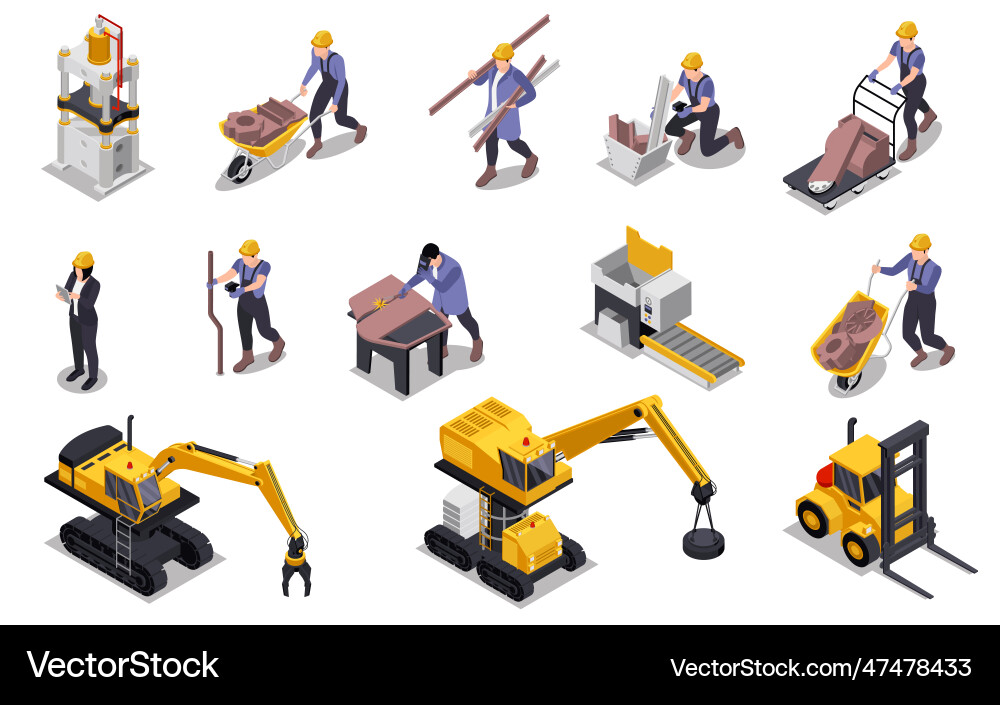 Scrap metal set Royalty Free Vector Image - VectorStock