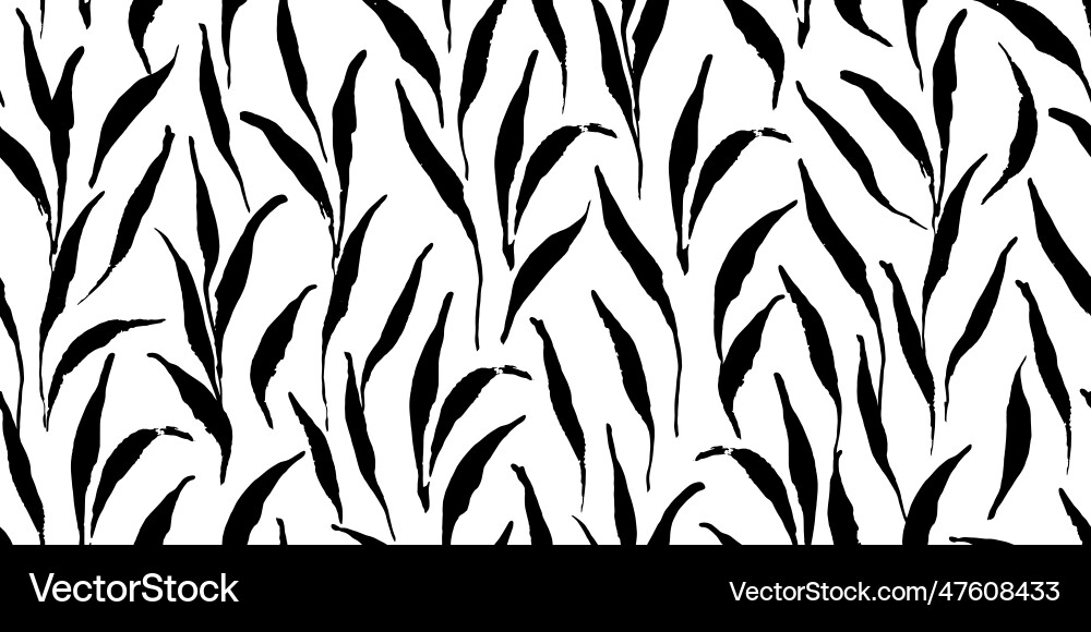 Seamless pattern with abstract natural forms Vector Image