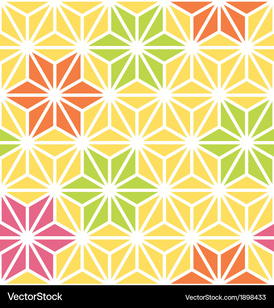 Starburst Geometric Pattern Royalty Free Vector Image