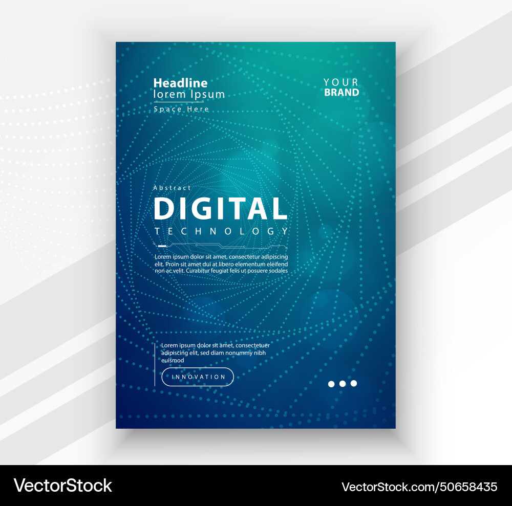 Poster brochure cover banner presentation layout Vector Image