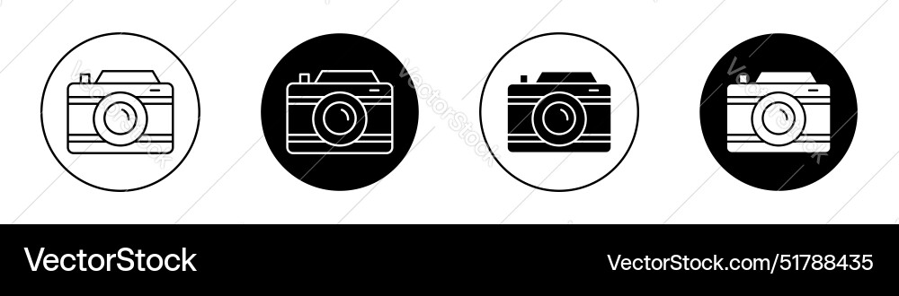 Retro camera icon Royalty Free Vector Image - VectorStock