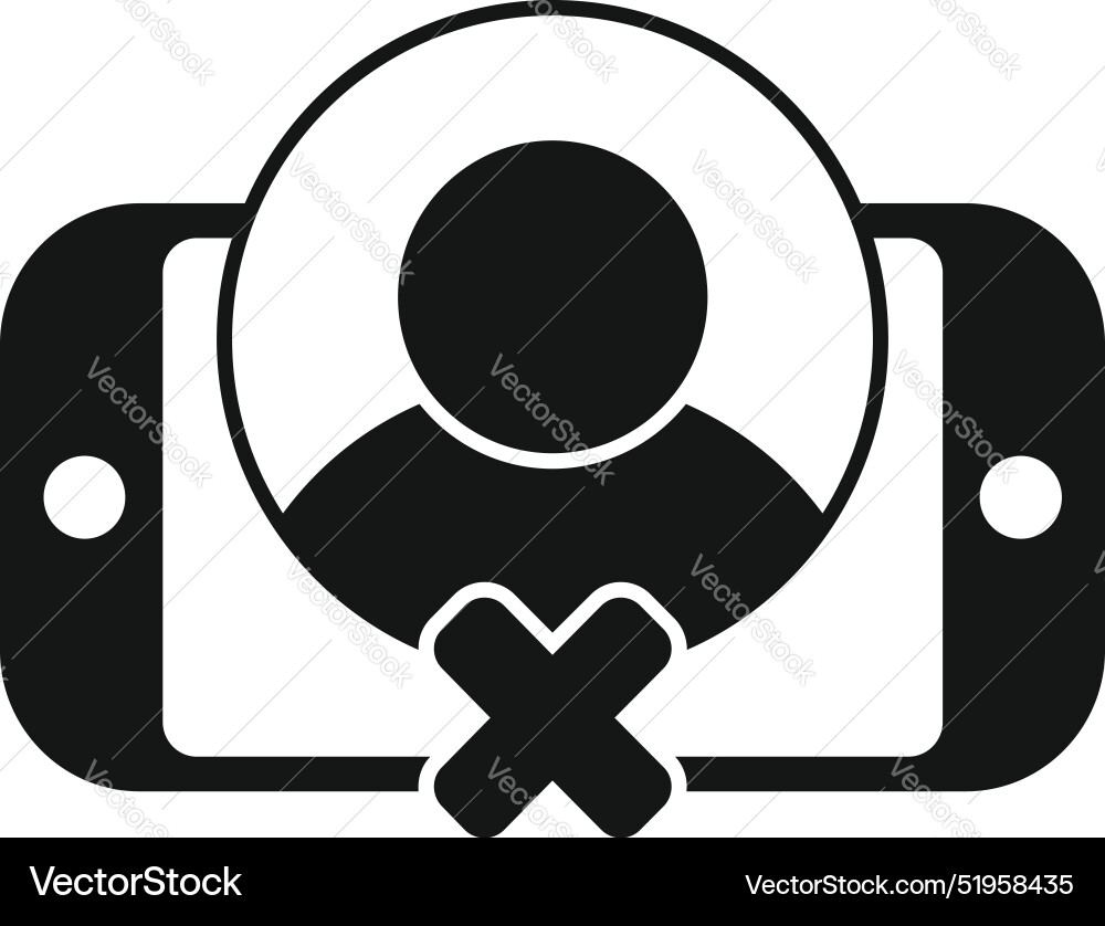 Smartphone showing user account being deleted from