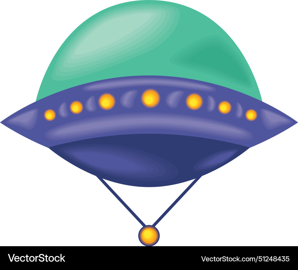 Ufo spacecraft technology Royalty Free Vector Image