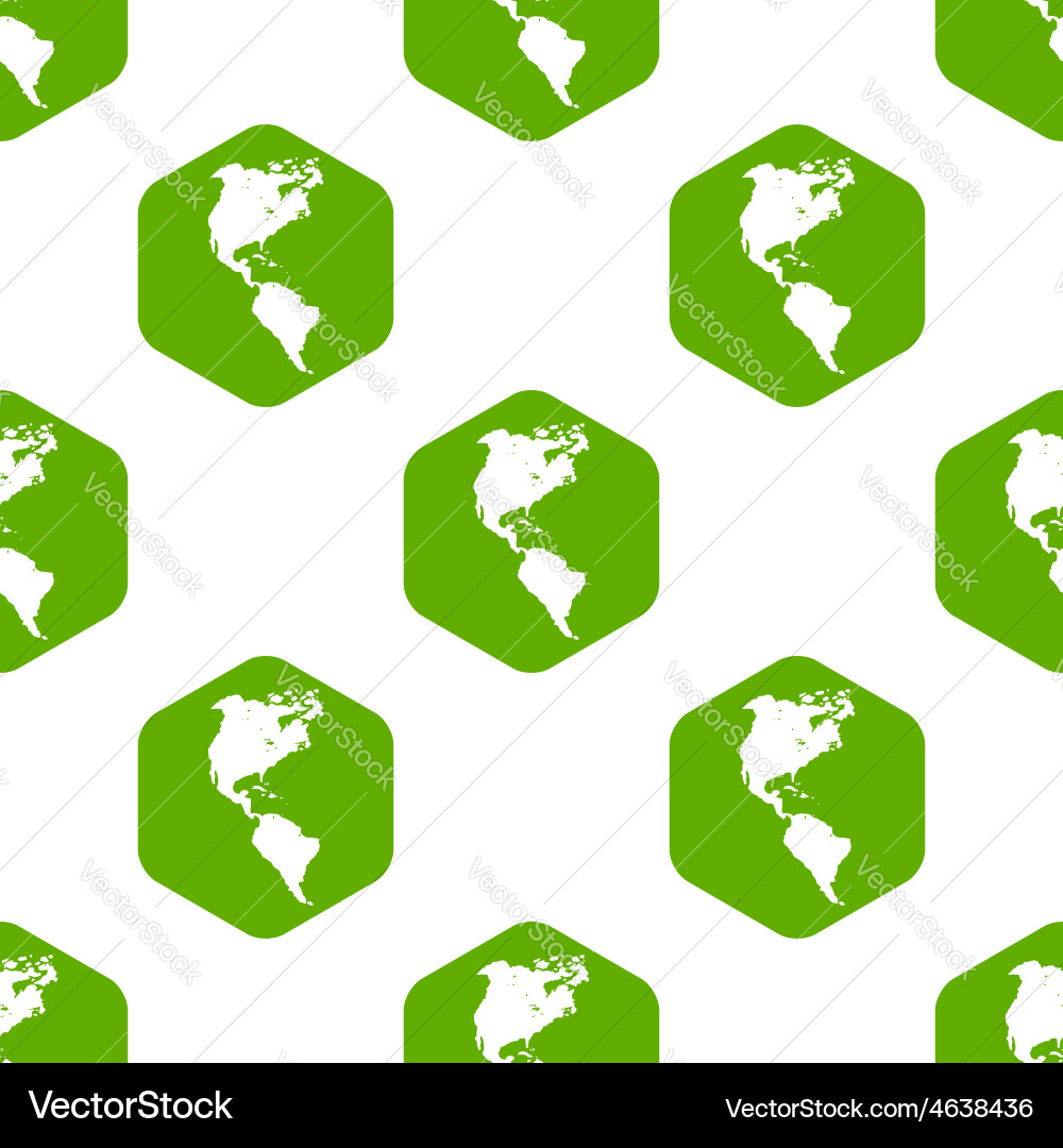 American continents pattern Royalty Free Vector Image