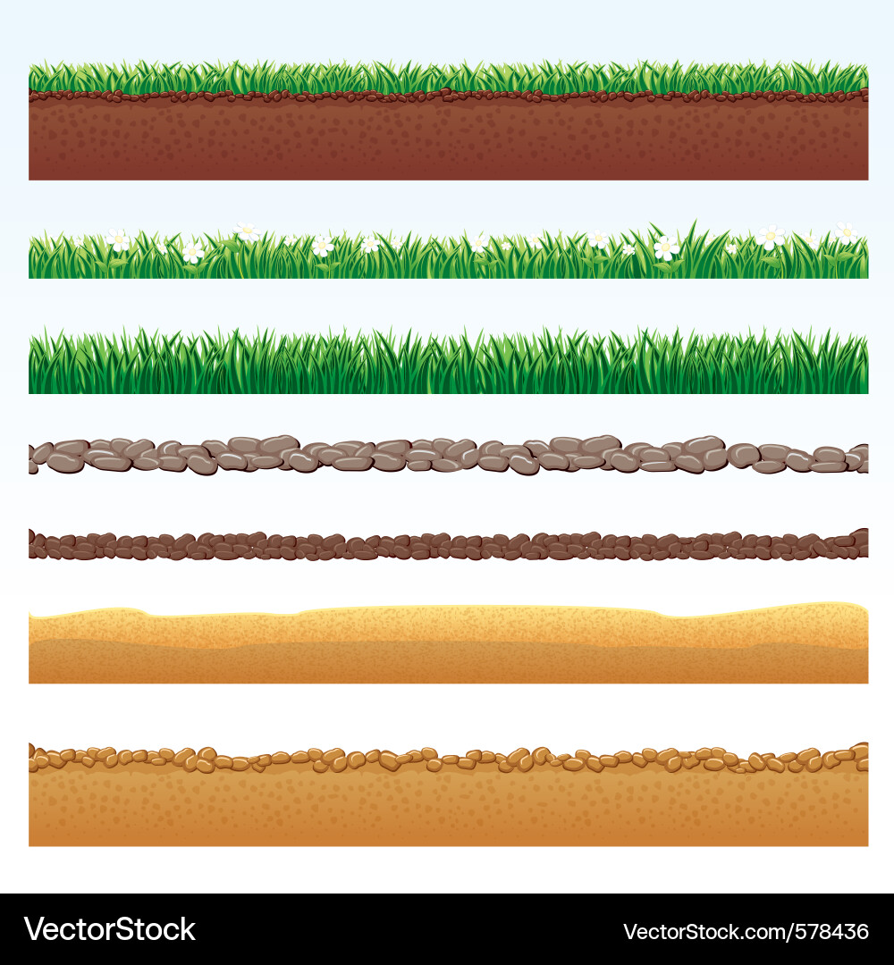 Different seamless grounds Royalty Free Vector Image