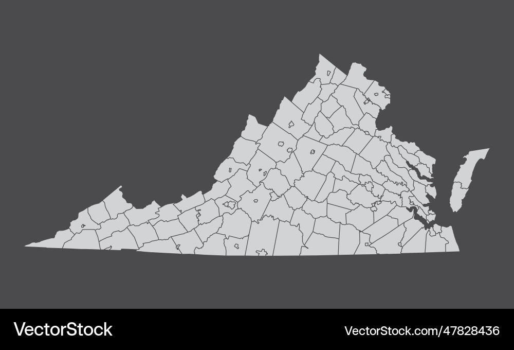 Virginia County Map