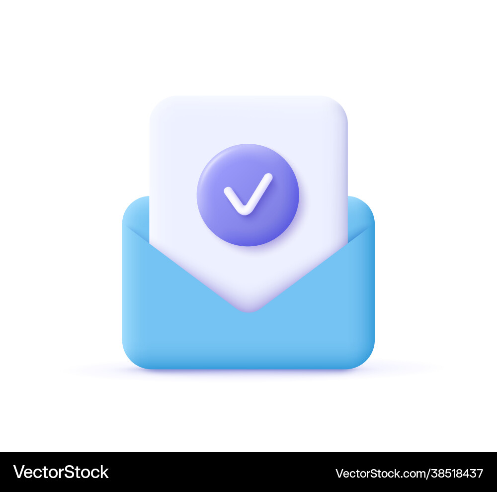Check Mark Approval Document Icon Royalty Free Vector Image