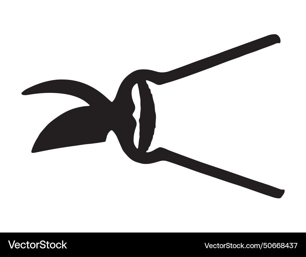 Vintage tool silhouette art Royalty Free Vector Image