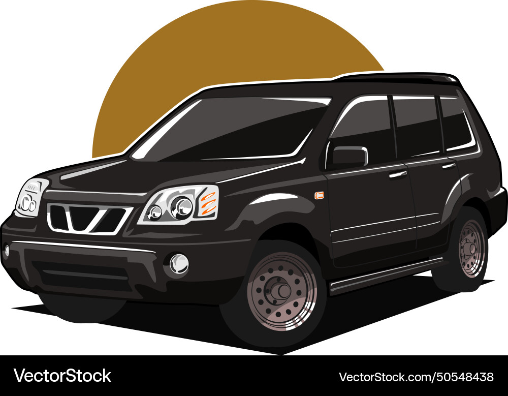 Japanese suv cars Royalty Free Vector Image - VectorStock