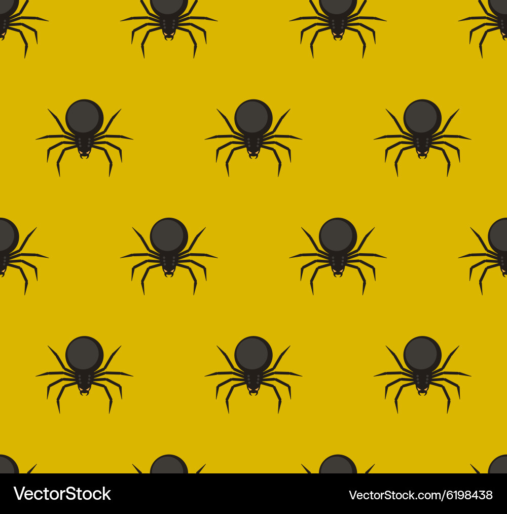 Spiders pattern Royalty Free Vector Image - VectorStock