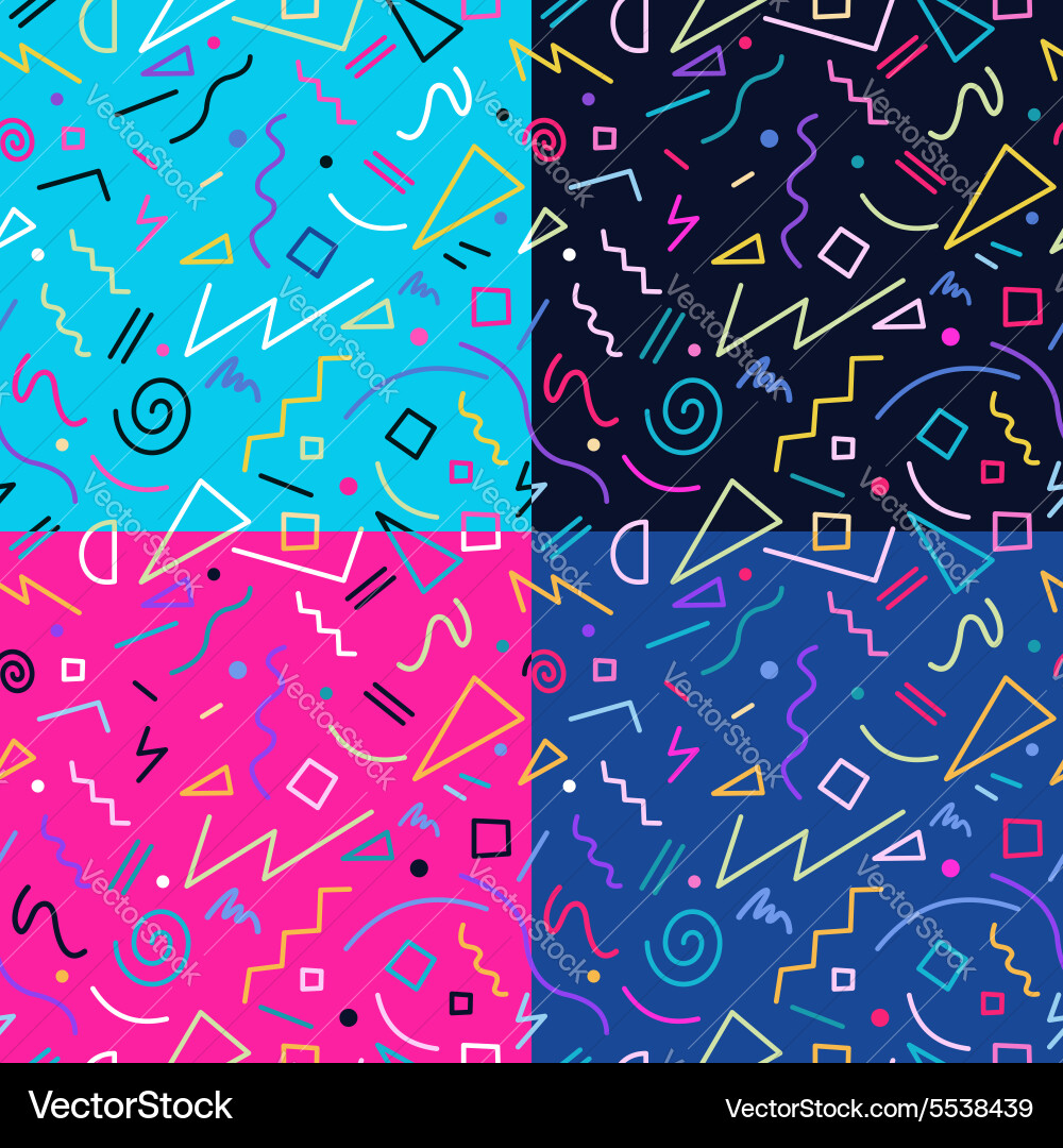 80s Confetti Seamless Vector Images (over 260)