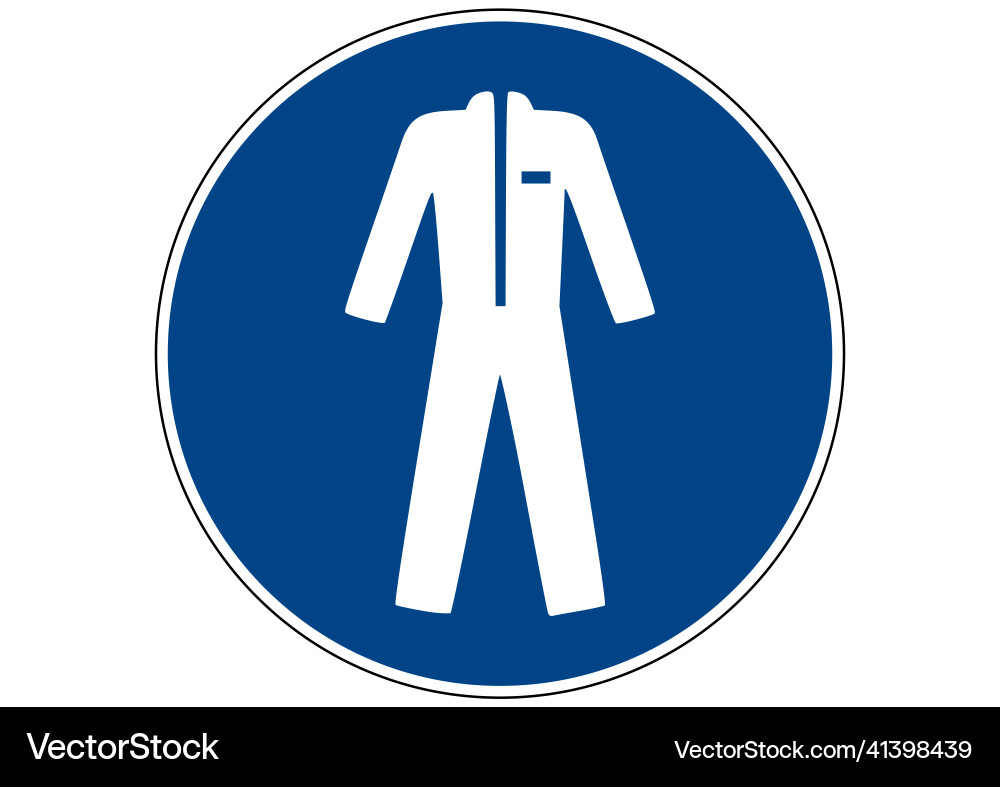 Safety clothing Royalty Free Vector Image - VectorStock