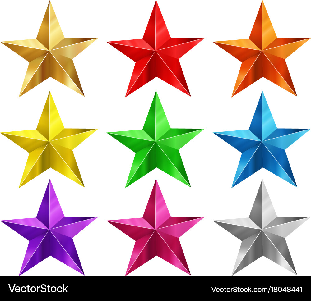 Colorful Starburst Royalty Free Vector Image - VectorStock