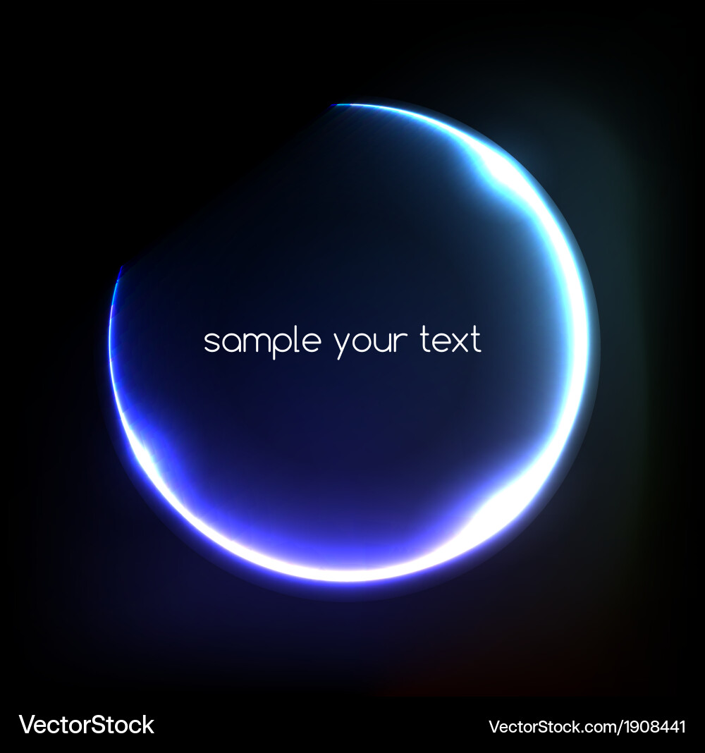 Cosmic Glow Background Royalty Free Vector Image