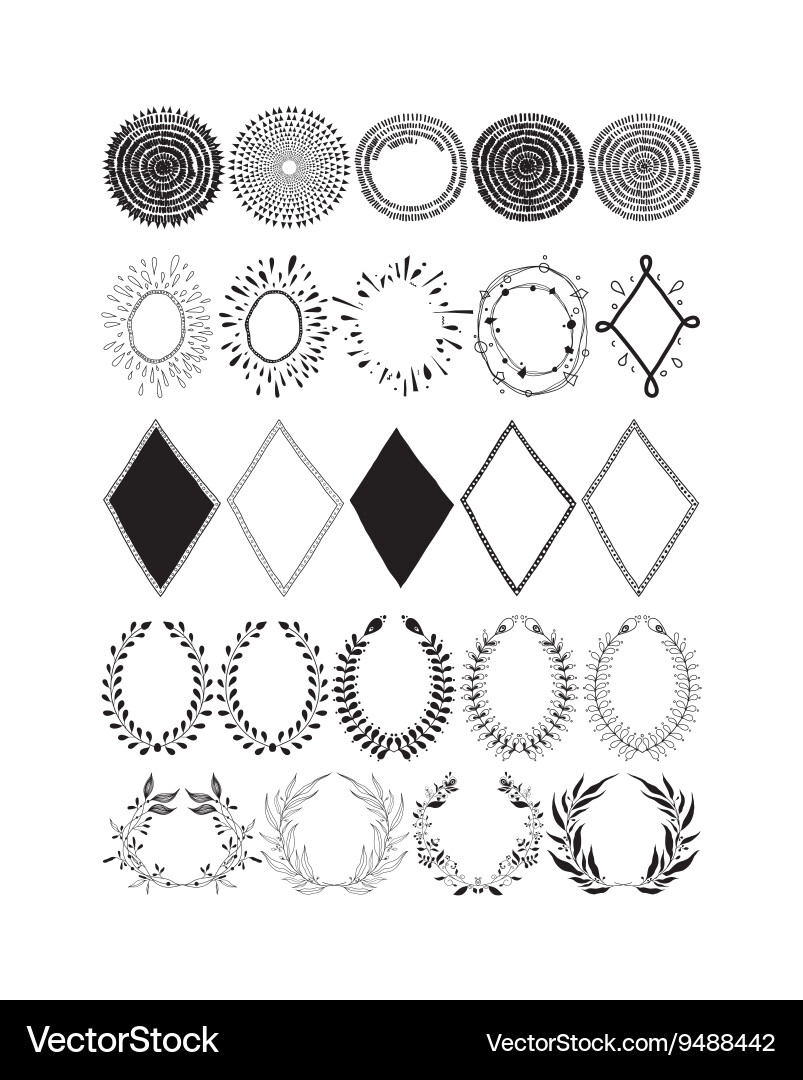 Elements of design Royalty Free Vector Image - VectorStock