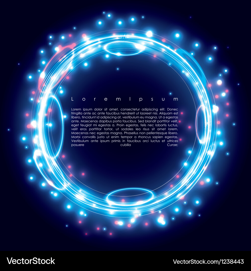 Blue ring Royalty Free Vector Image - VectorStock
