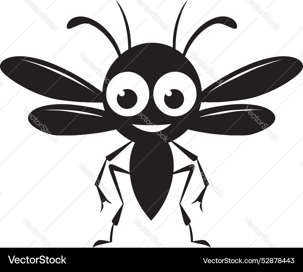 Modern mosquito logo mark mosquito insect symbol Vector Image
