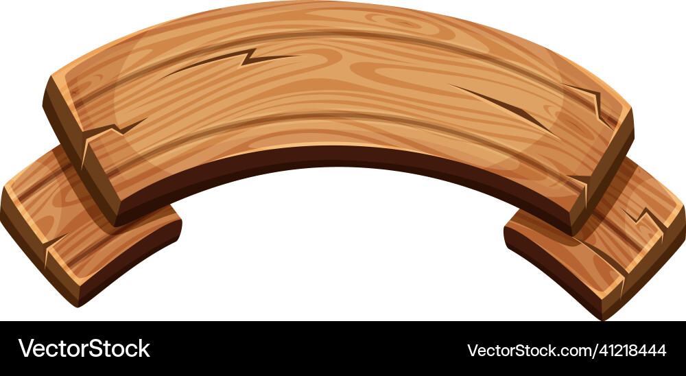 Empty signboard template clear cartoon design Vector Image