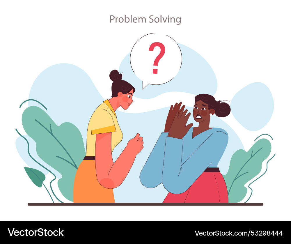 Exploring effective problem solving techniques Vector Image Exploring effective problem solving techniques Vector Image