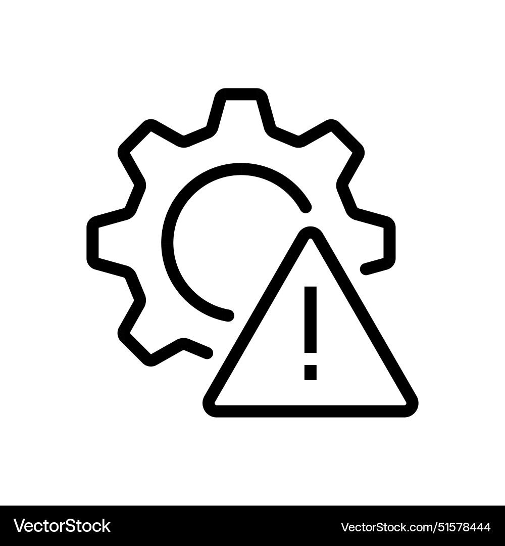 Risk management icon Royalty Free Vector Image