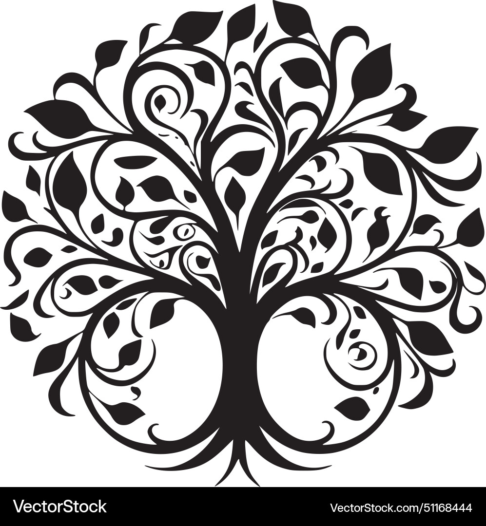 Tree - high quality logo ideal for t-shirt Vector Image