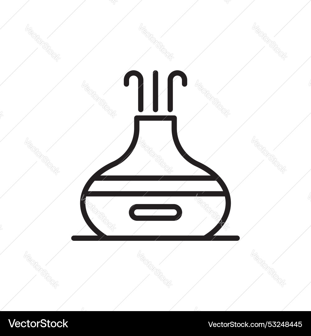 Diffuser icon set scent reed aromatherapy symbol Vector Image