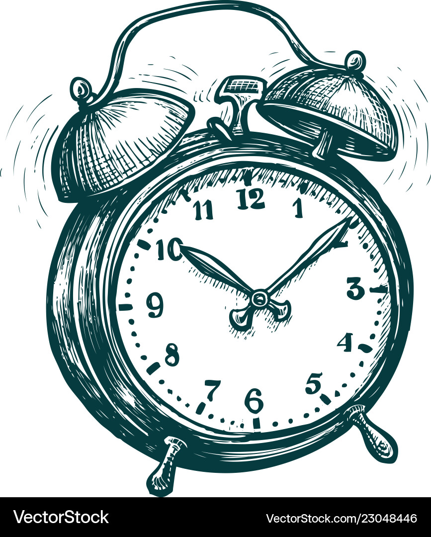 Alarm Clock - Wake-Up Reminder Royalty Free Vector Image