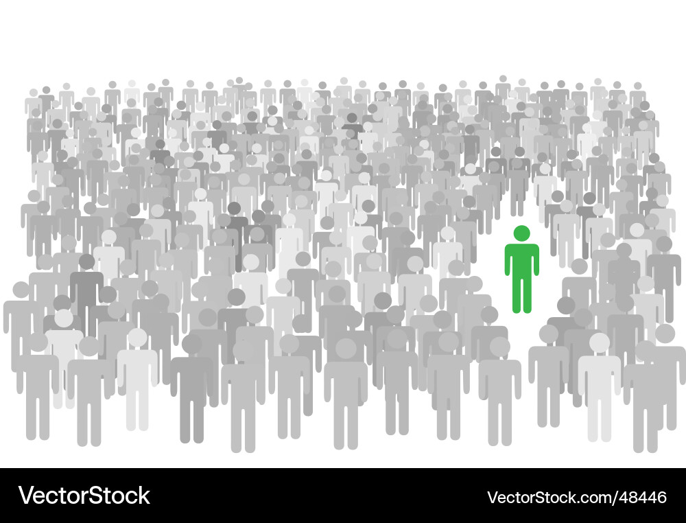 Individual person icon Royalty Free Vector Image