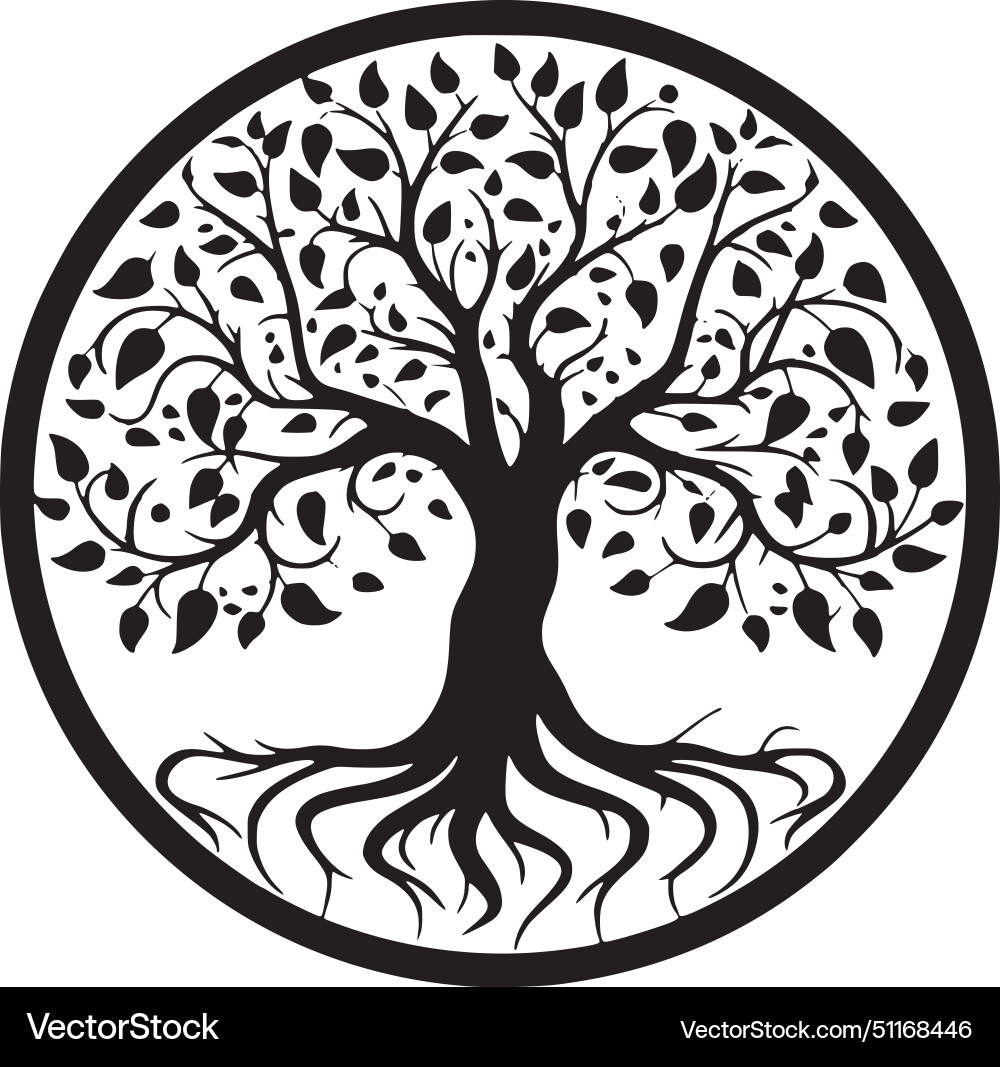 Tree - high quality logo - ideal for t-shirt Vector Image
